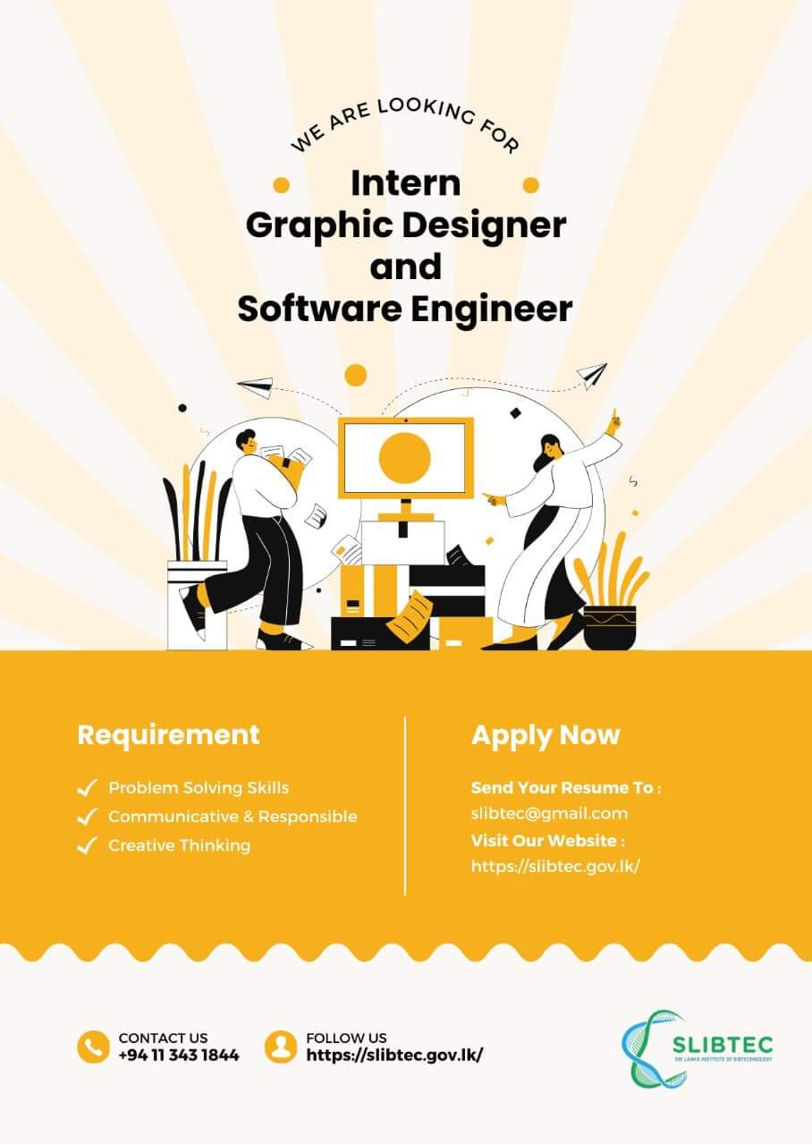 Graphic Designer and Software Engineer - Intern - Jobseeker.lk
