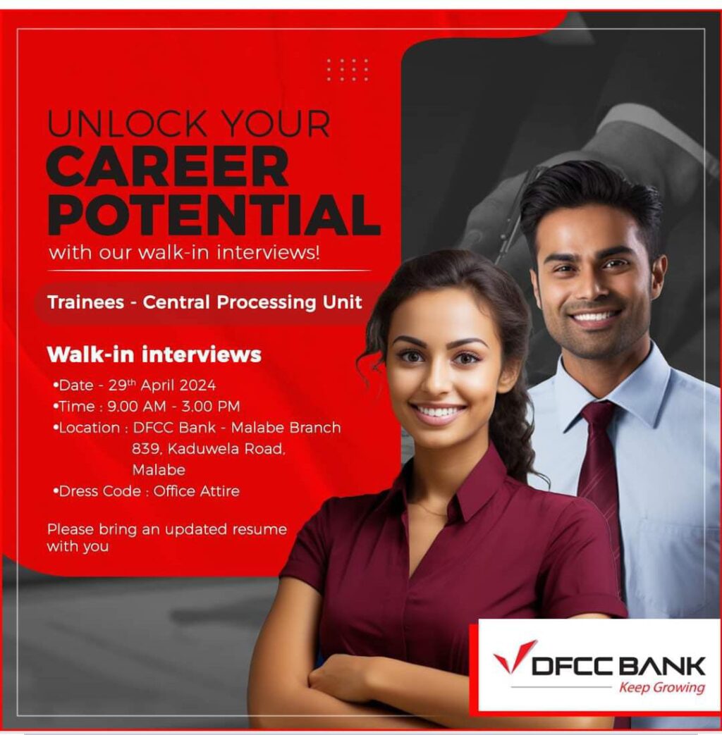 Central Processing Unit - Trainee - Jobseeker.lk