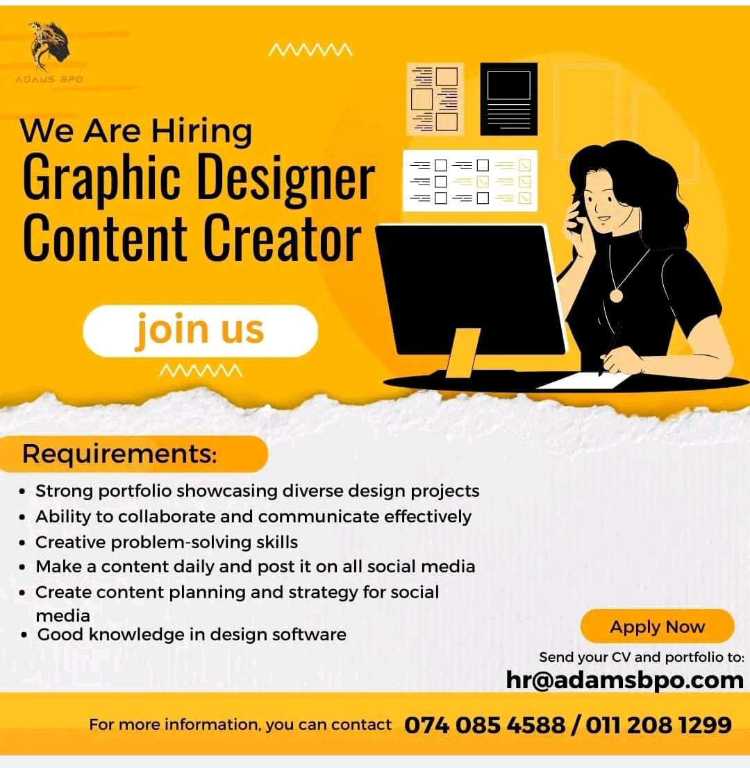 Graphic Designer | Content Creator - Jobseeker.lk