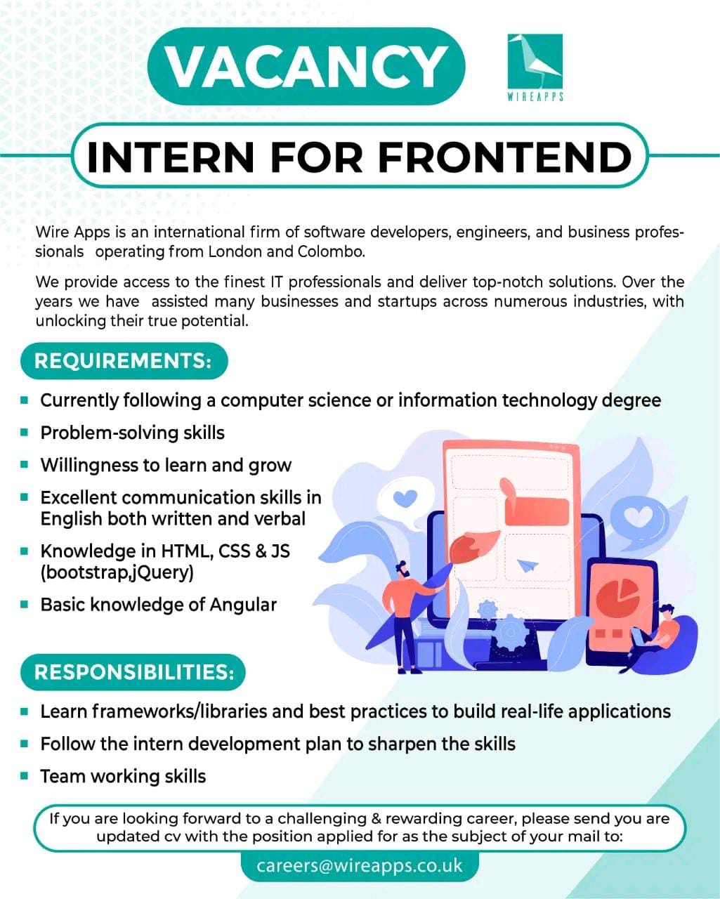 Frontend Intern - Jobseeker.lk
