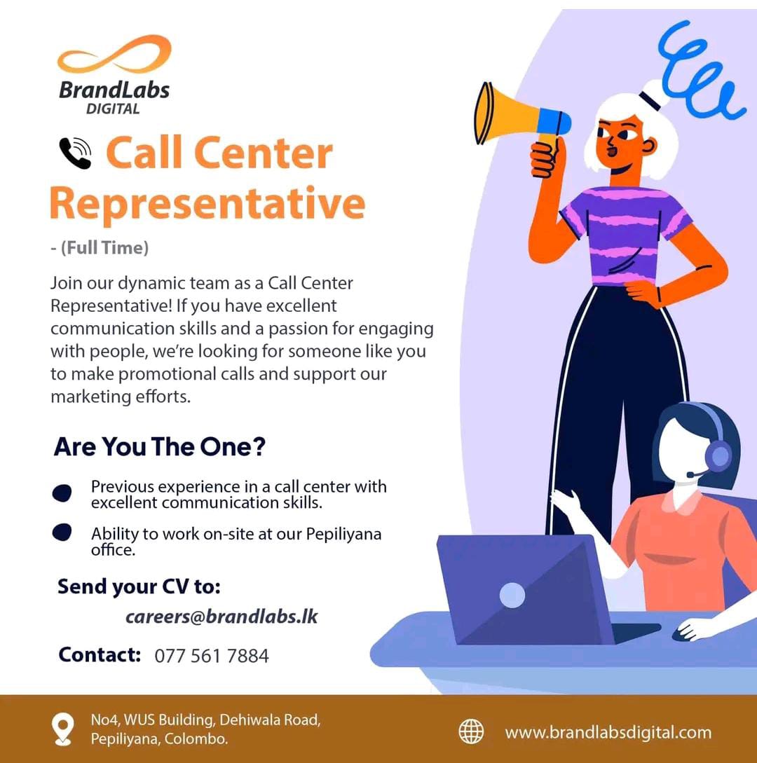 Call center Representative - Jobseeker.lk