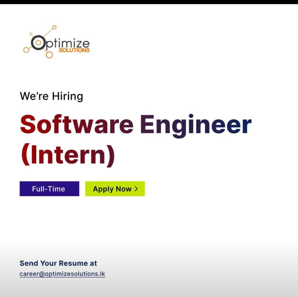 Software Engineer - Internship - Jobseeker.lk