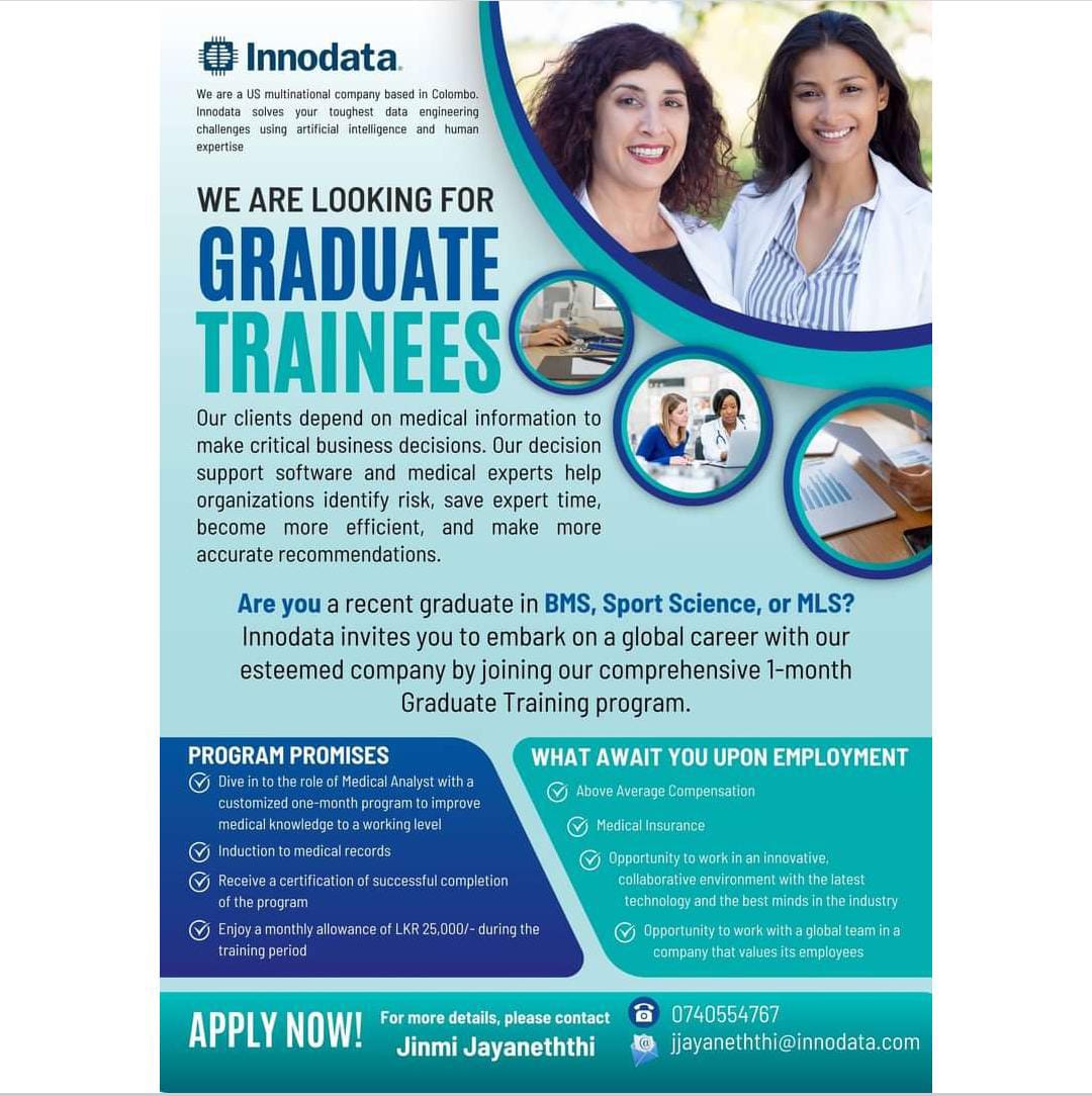 Graduate Trainee - Jobseeker.lk