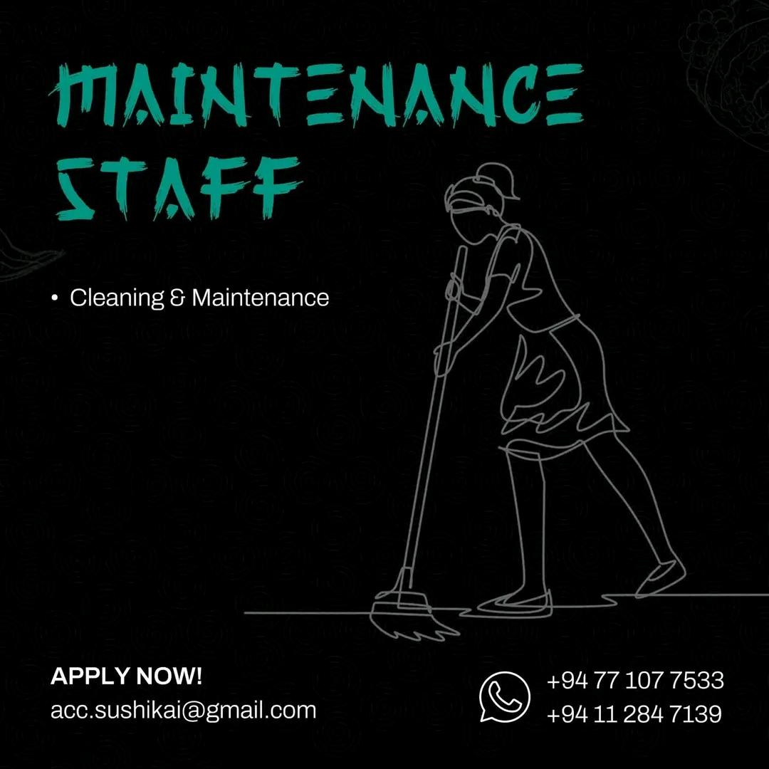 Maintenance | Administrative |Restaurant Staff ( 16 Positions ...