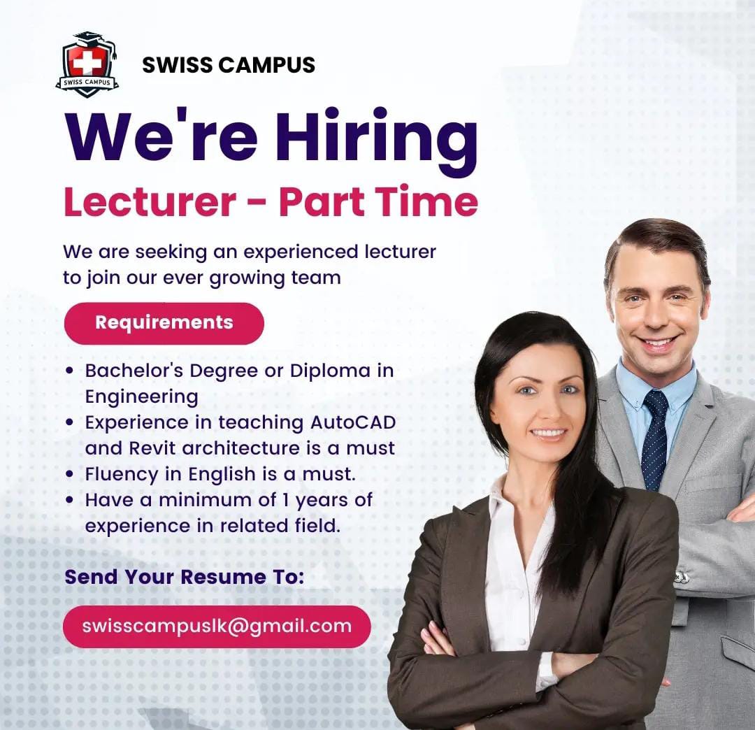 Lecturer Engineering Part time - Jobseeker.lk