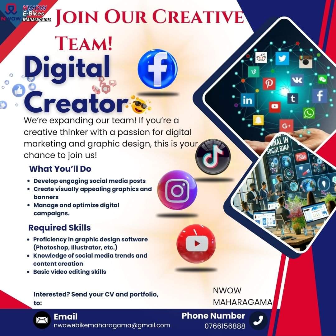 Digital Creator - Jobseeker.lk