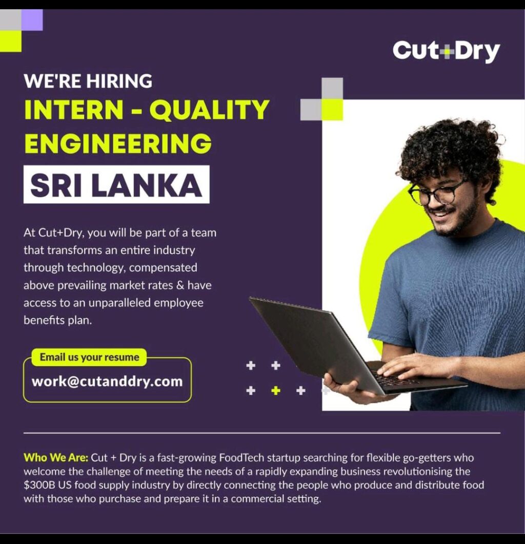 Quality Engineering Internship - Jobseeker.lk