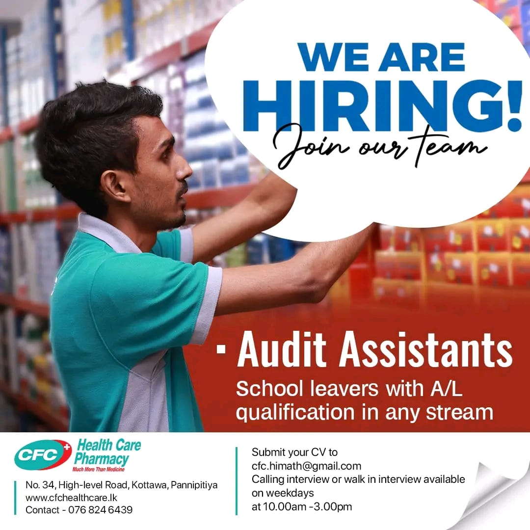 Audit Assistant - Jobseeker.lk