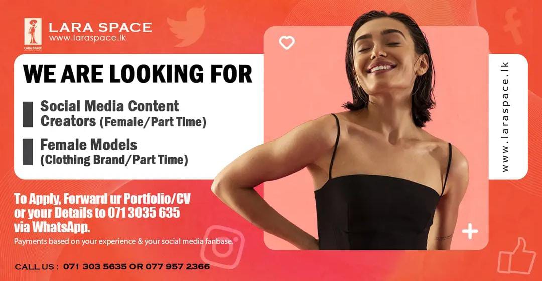 Social Media Content Creators Female/Part Time /Female Models Part Time ...