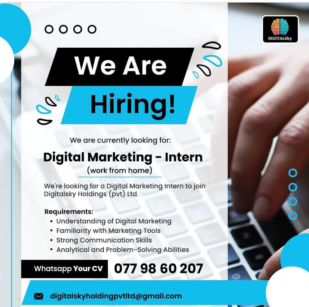 Digital Marketing Internship Remote - Jobseeker.lk