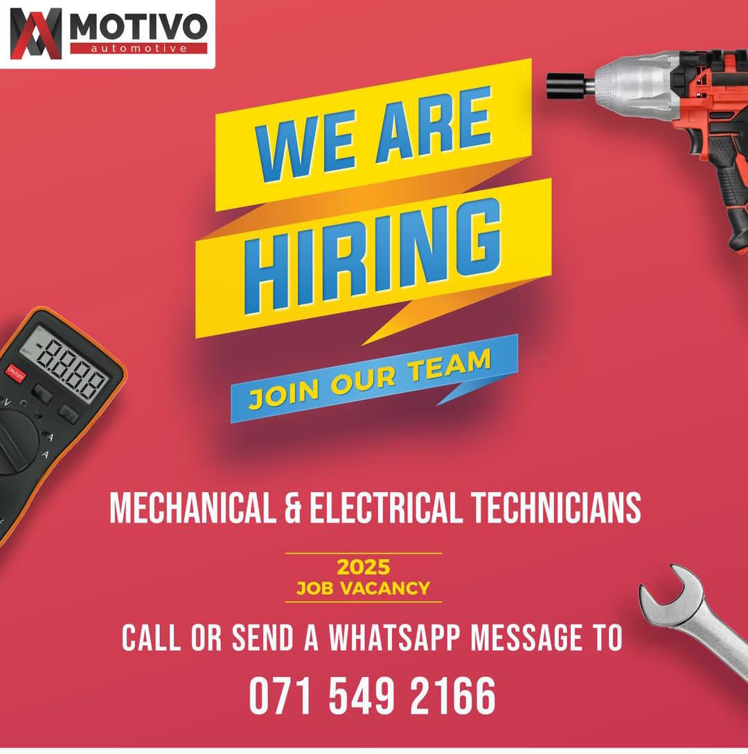 Mechanical / Electrical Technician - Jobseeker.lk