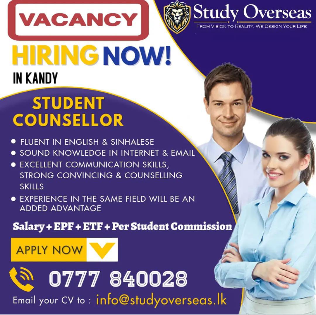 Student Counselor - Jobseeker.lk