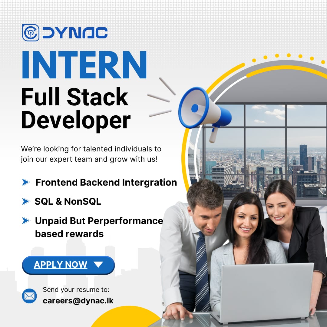 Full Stack Developer Internship - Jobseeker.lk