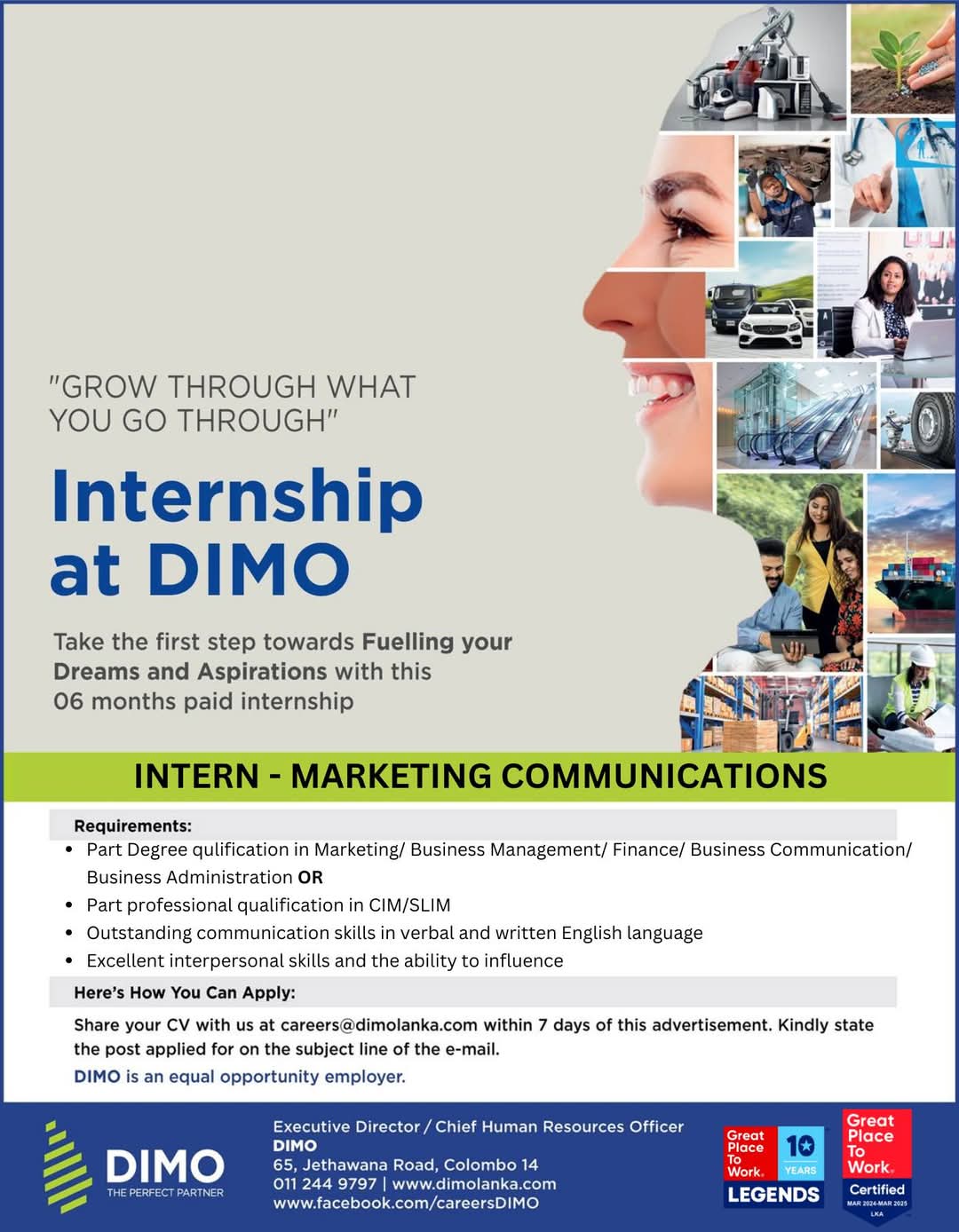 Marketing Communication Internship - Jobseeker.lk