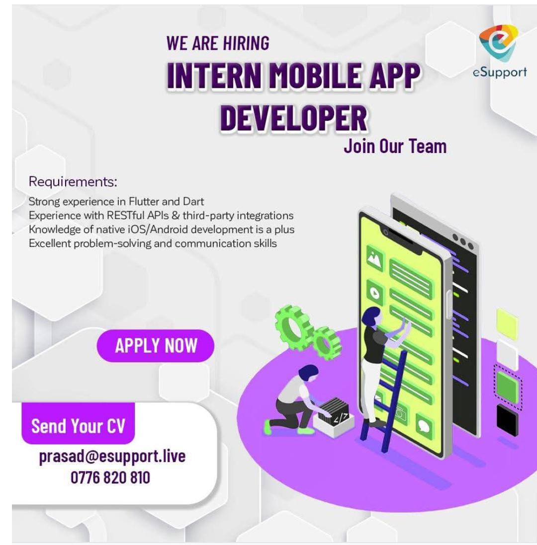 Mobile App Developer internship - Jobseeker.lk
