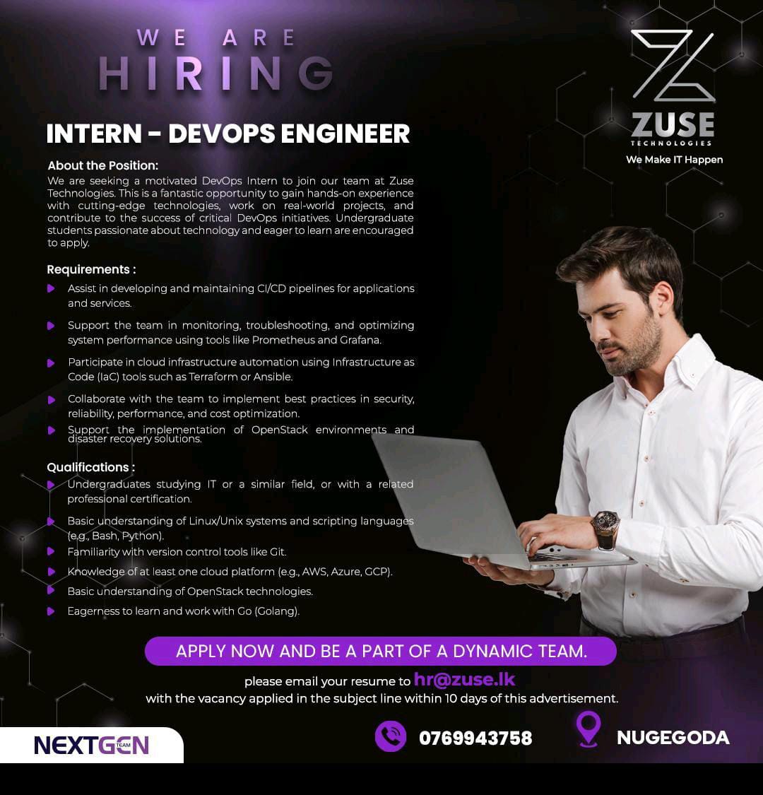 DevOps Engineer internship - Jobseeker.lk