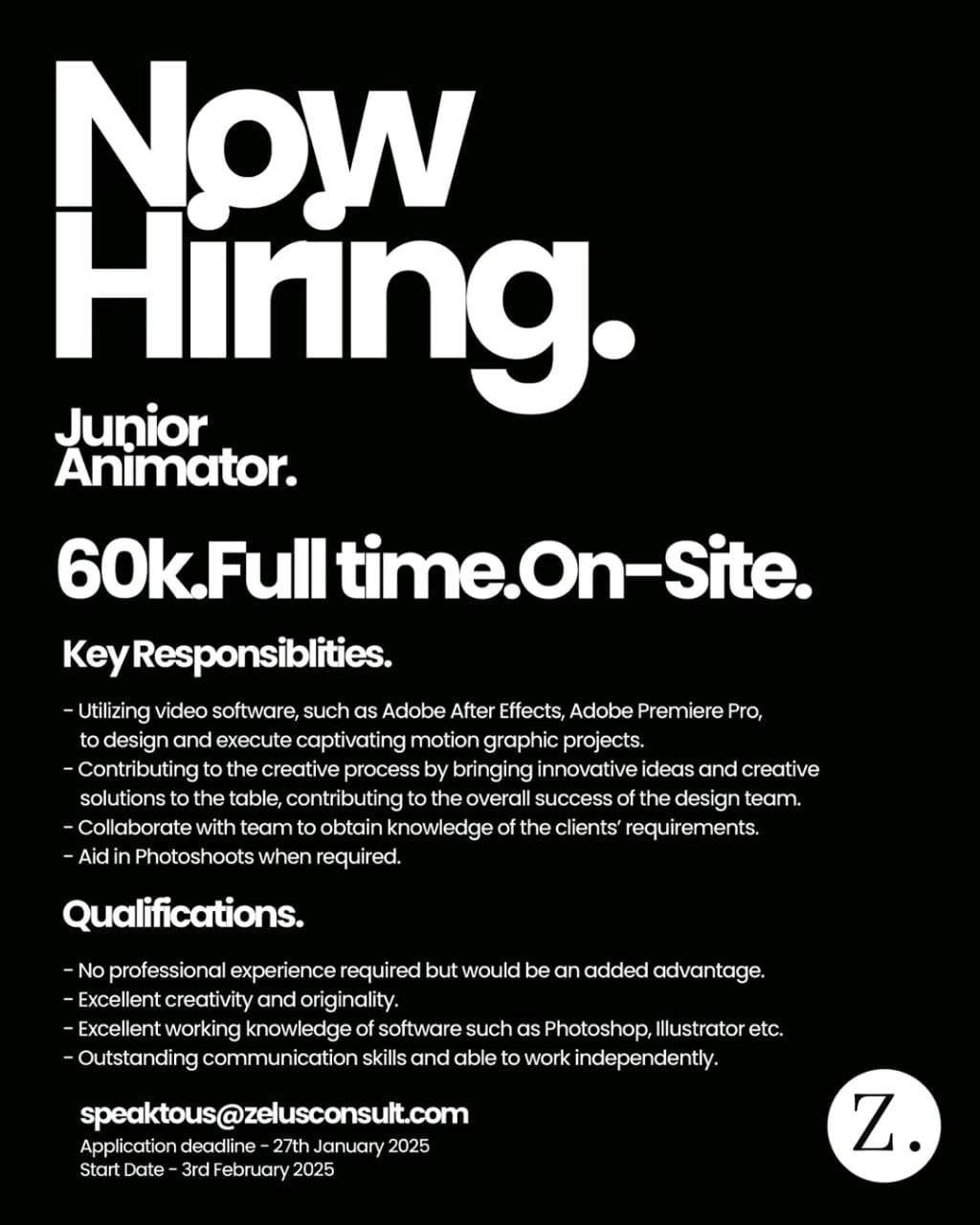 Junior Animator - Jobseeker.lk
