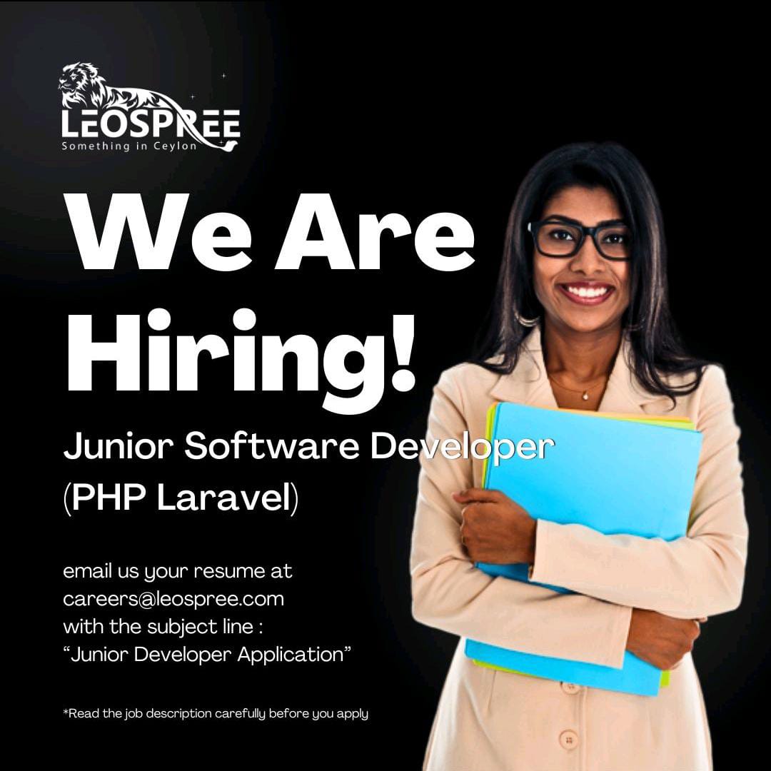 Junior Software Developer ( PHP Laravel) - Jobseeker.lk