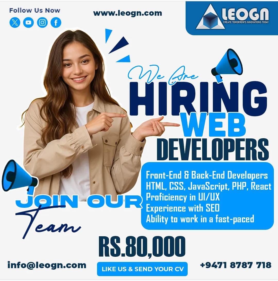 Web Developer - Jobseeker.lk