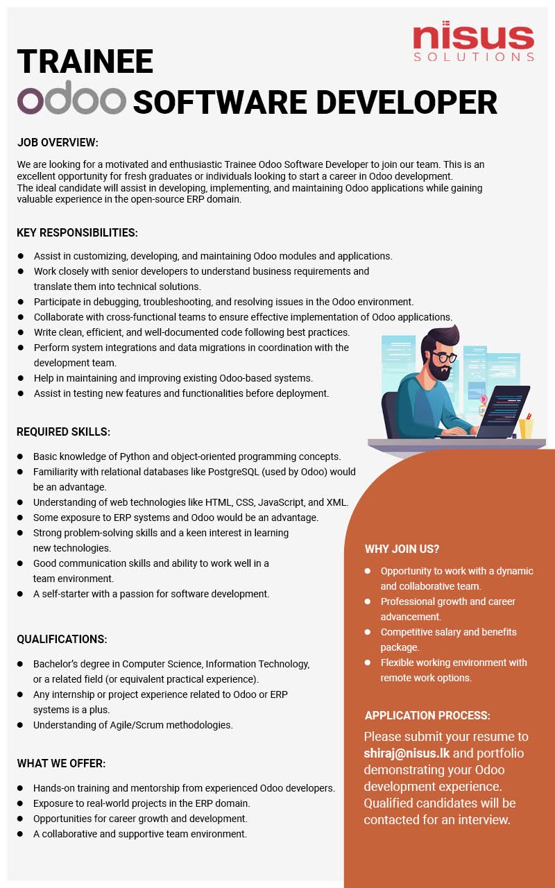 Software Developer / Trainee Software Developer - Jobseeker.lk