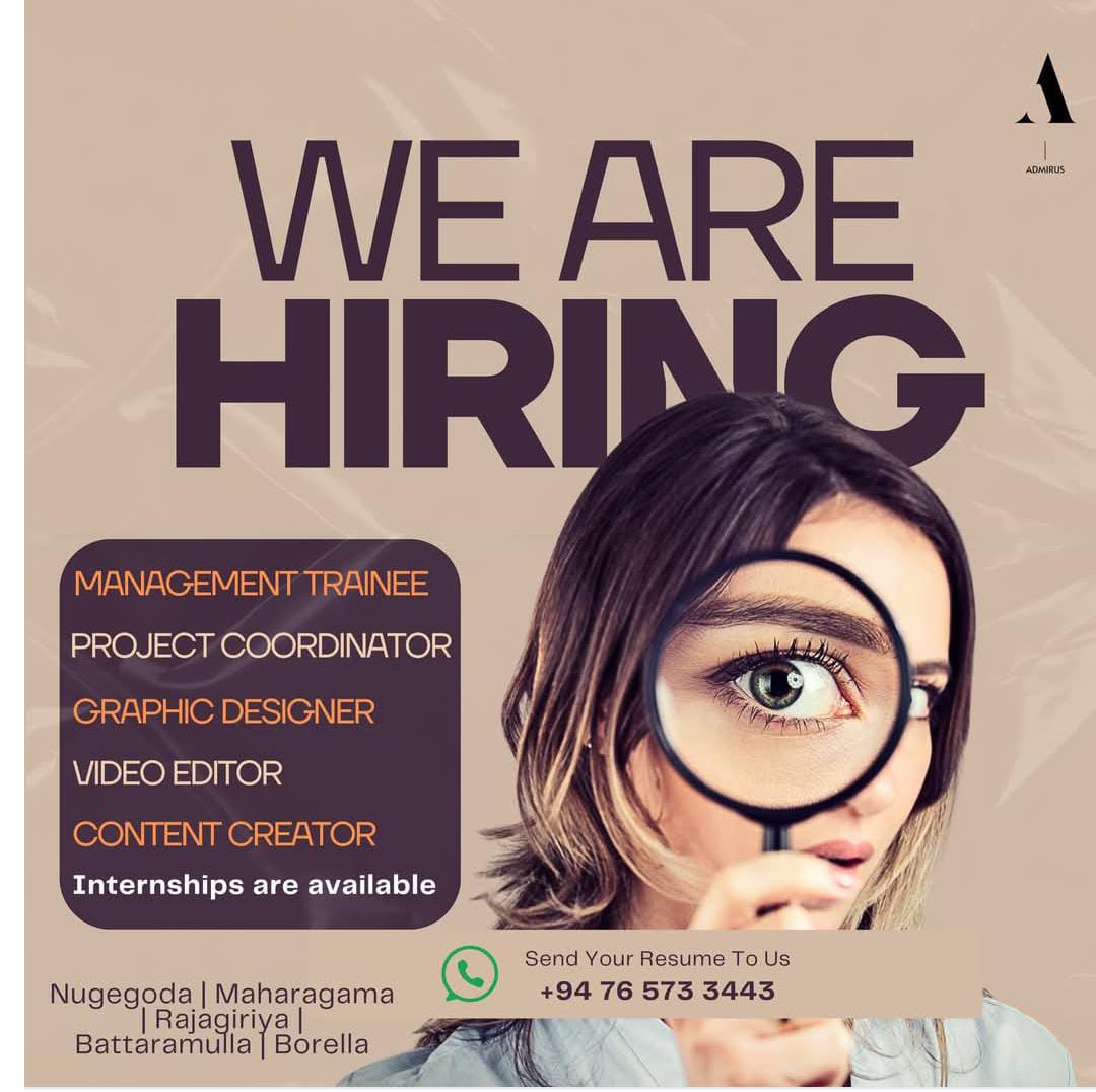 Management Trainee / Project Coordinator/ Graphic Designer/ Video ...