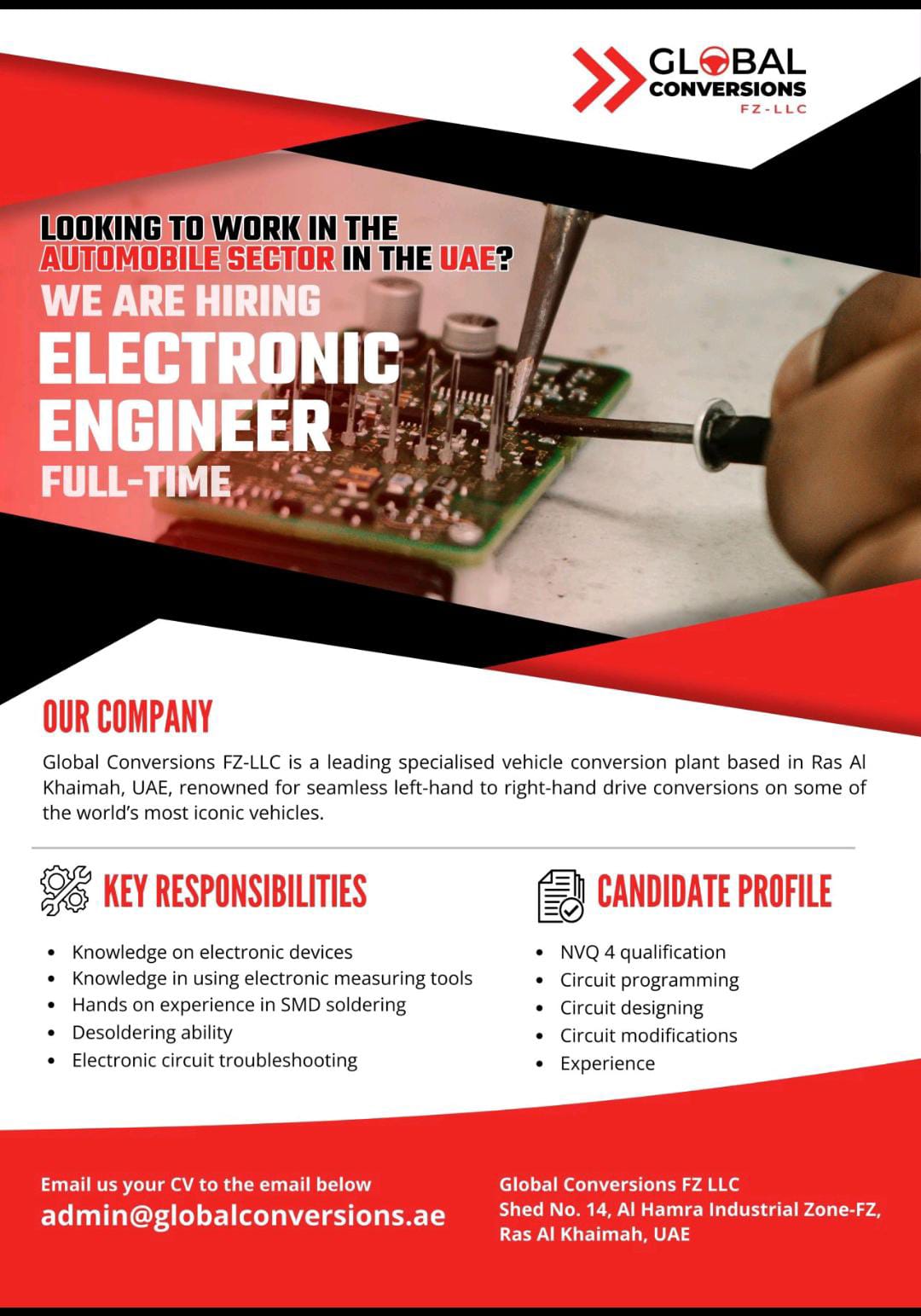 Electronic Engineer - Jobseeker.lk