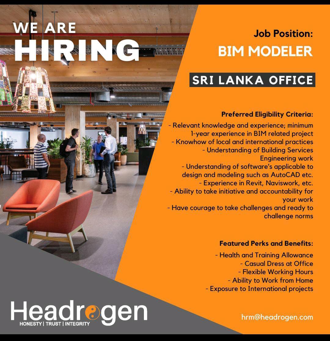 BIM Modeler - Jobseeker.lk