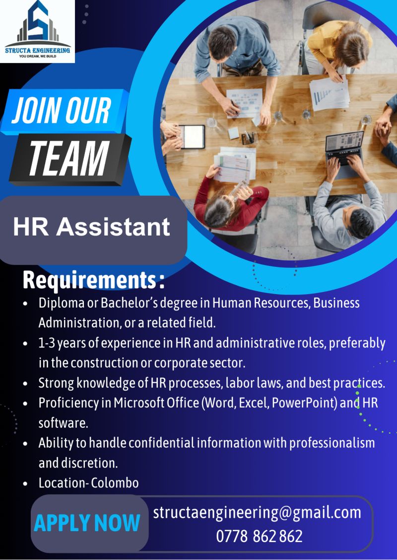 HR Assistant - Jobseeker.lk