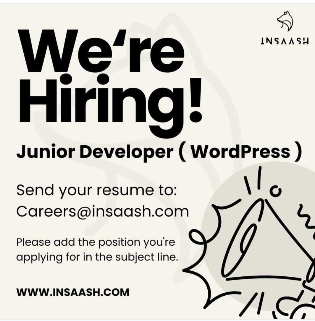 Junior WordPress Developer - Jobseeker.lk