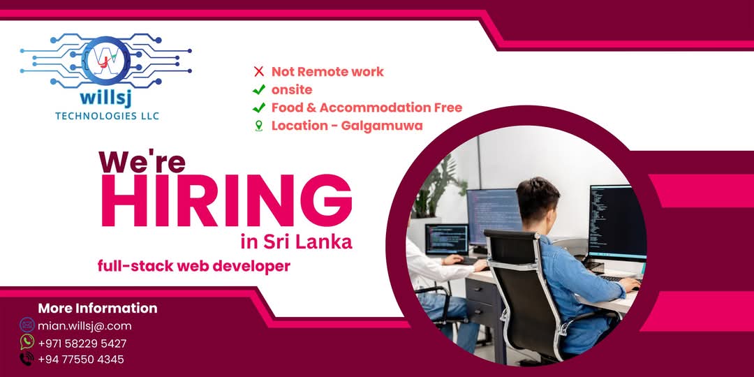 Full Stack Web Developer - Jobseeker.lk