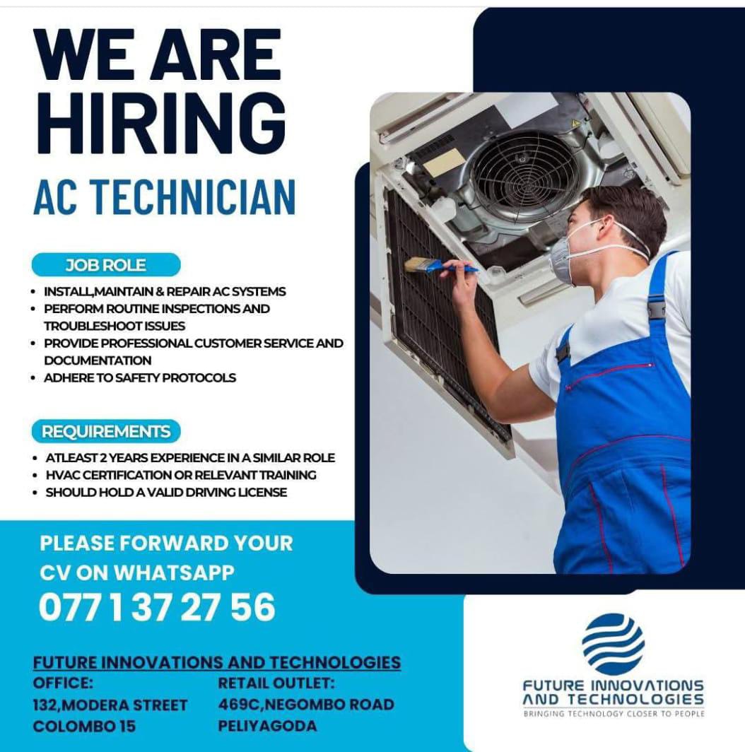 AC Technician - Jobseeker.lk