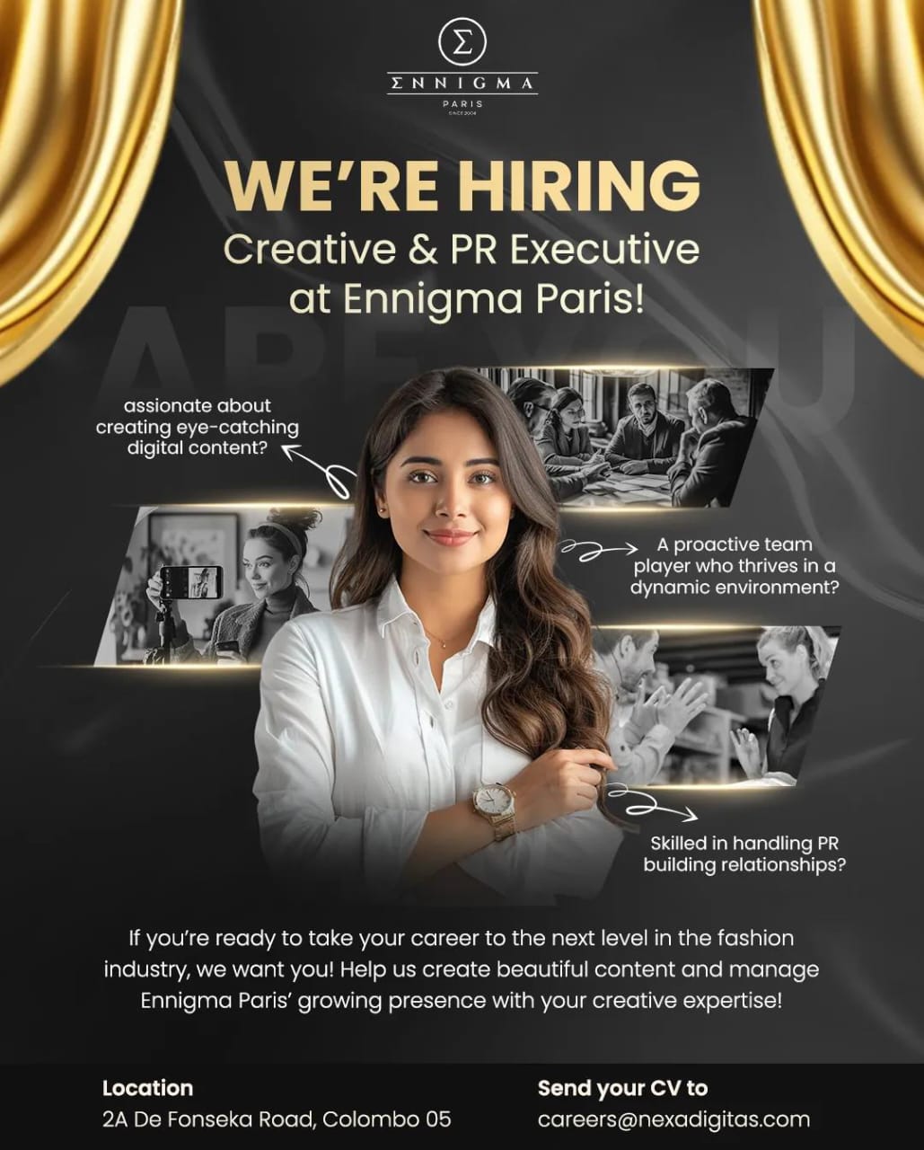 Creative and PR Executive - Jobseeker.lk
