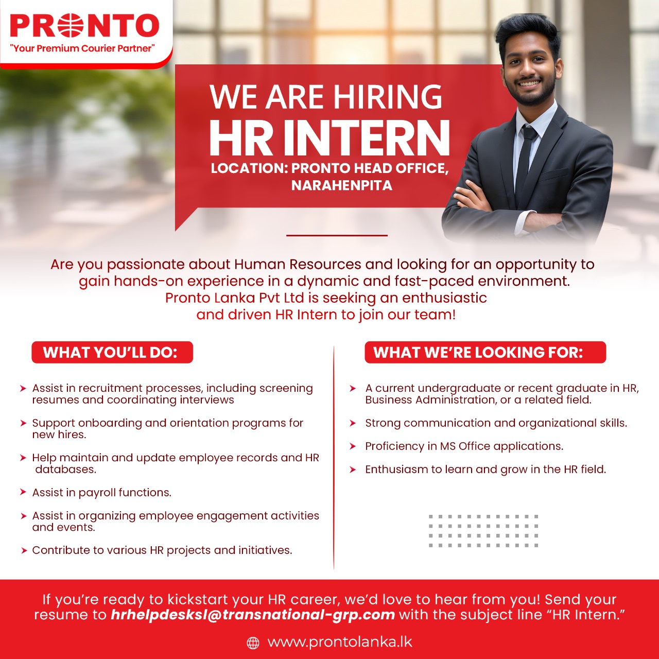 HR Internship - Jobseeker.lk