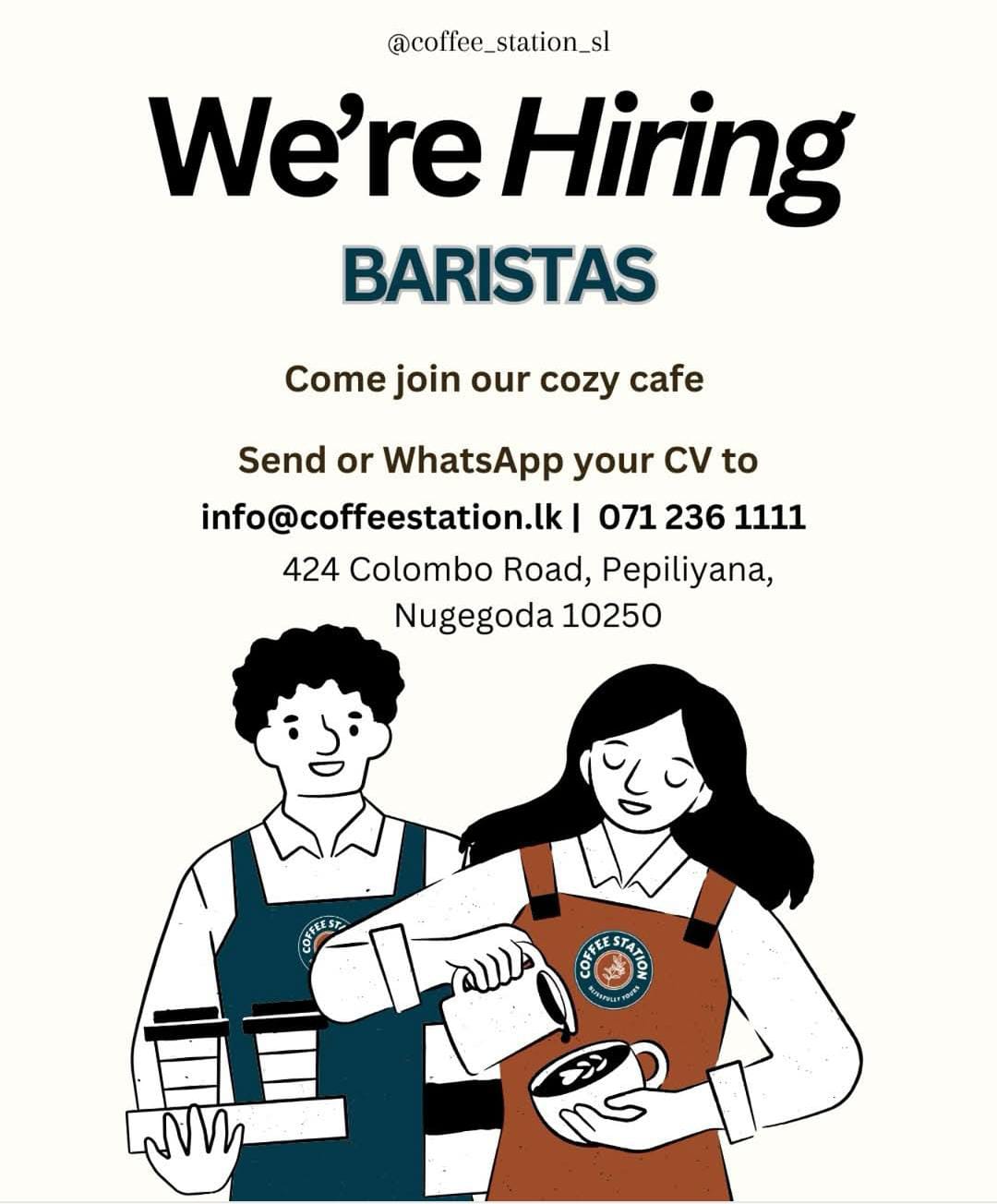 Barista - Jobseeker.lk