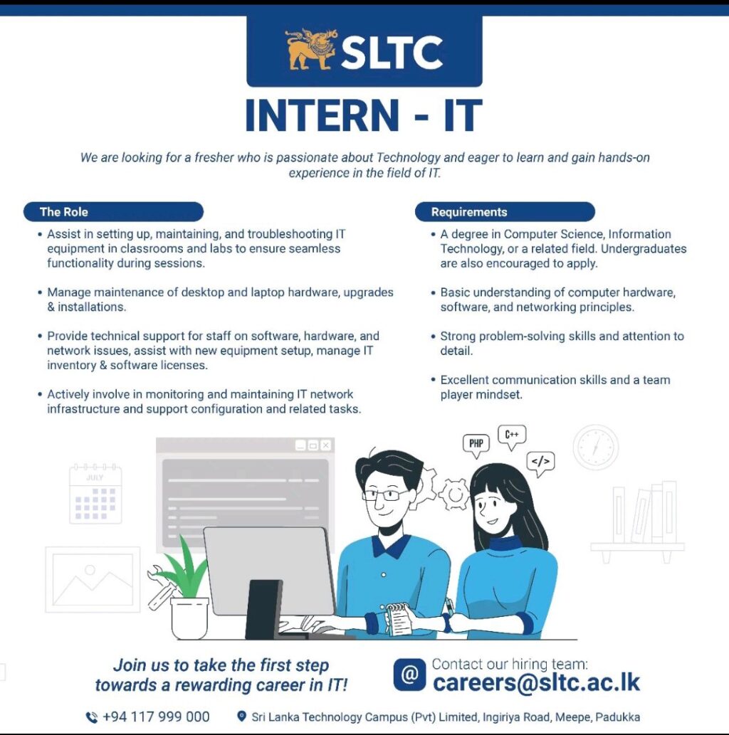 Internship Archives - Jobseeker.lk