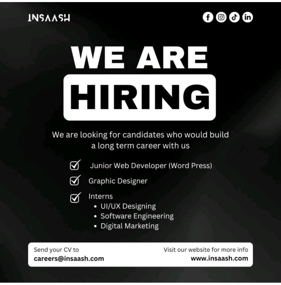 WordPress Developer/ Graphic Designer/ Internship - UX / UI / SE / Digital Marketing/ - Jobseeker.lk