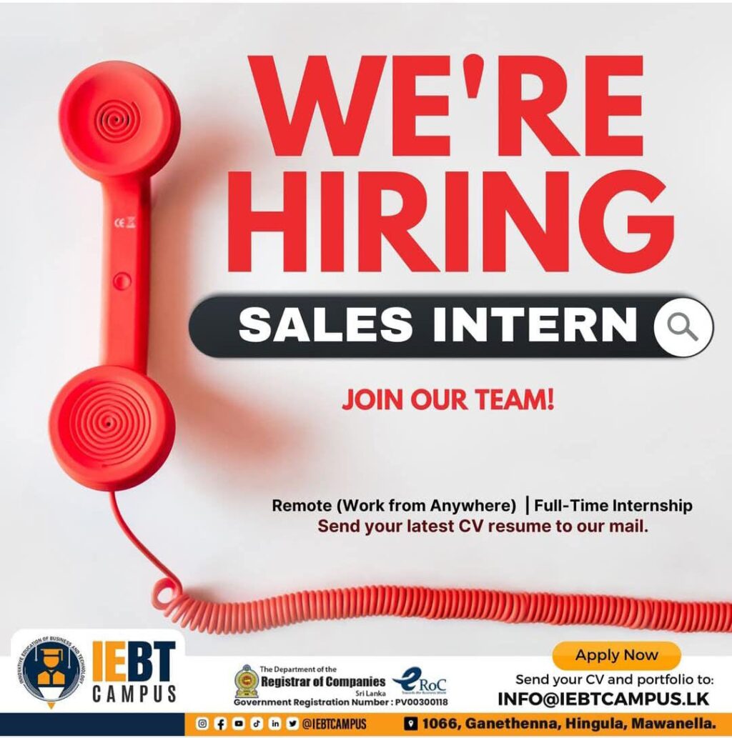 Internship Archives - Jobseeker.lk