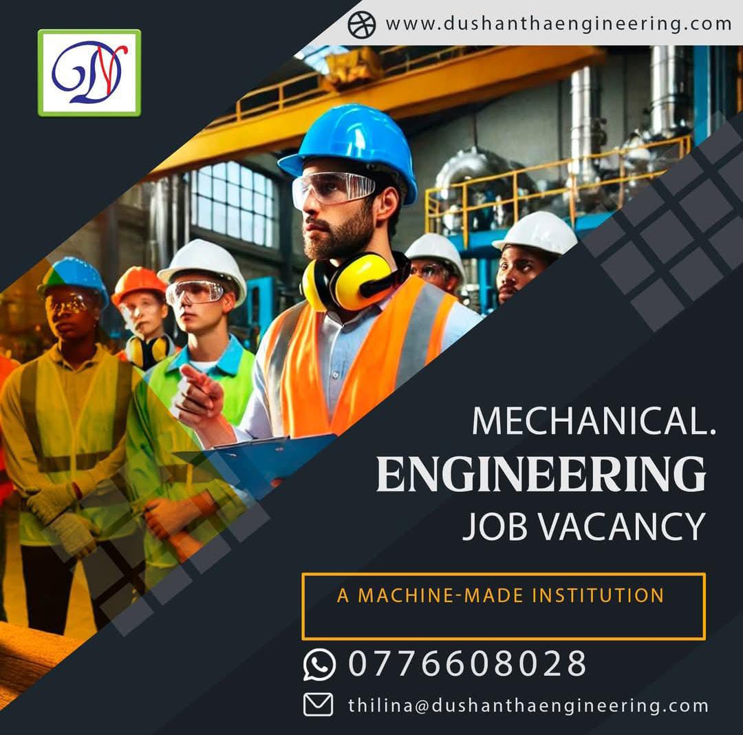 Mechanical Engineer - Jobseeker.lk