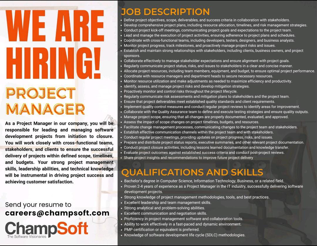 Project Manager - Jobseeker.lk