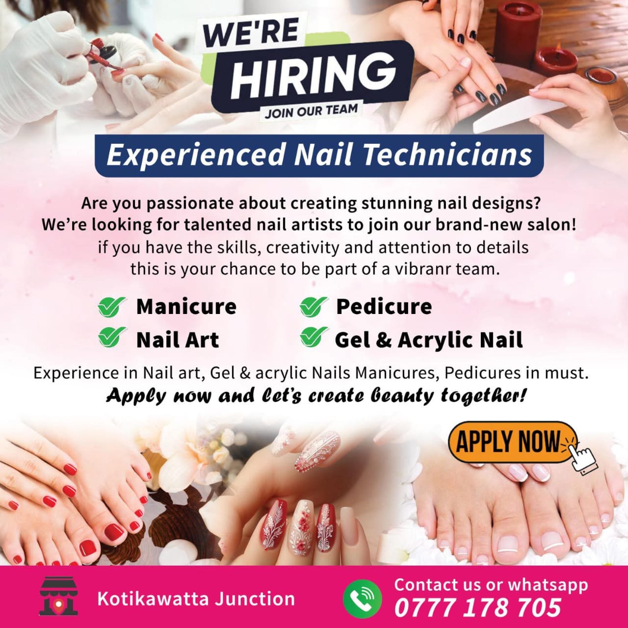 Nail Technician - Jobseeker.lk