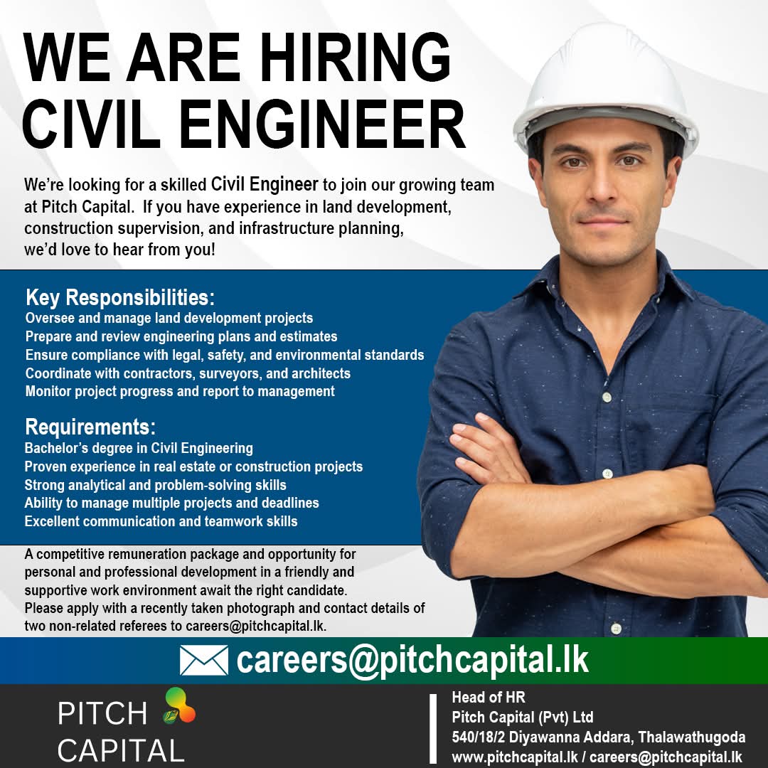 Civil Engineer - Jobseeker.lk