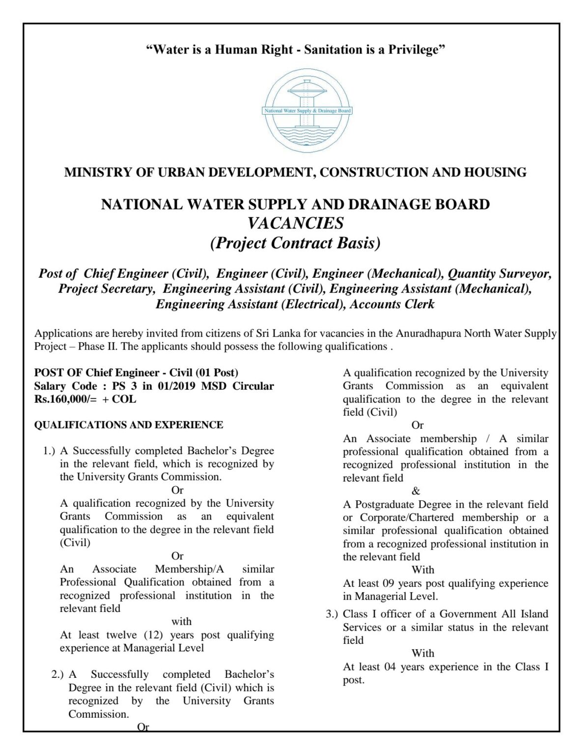 Quantity Surveyor Archives - Jobseeker.lk