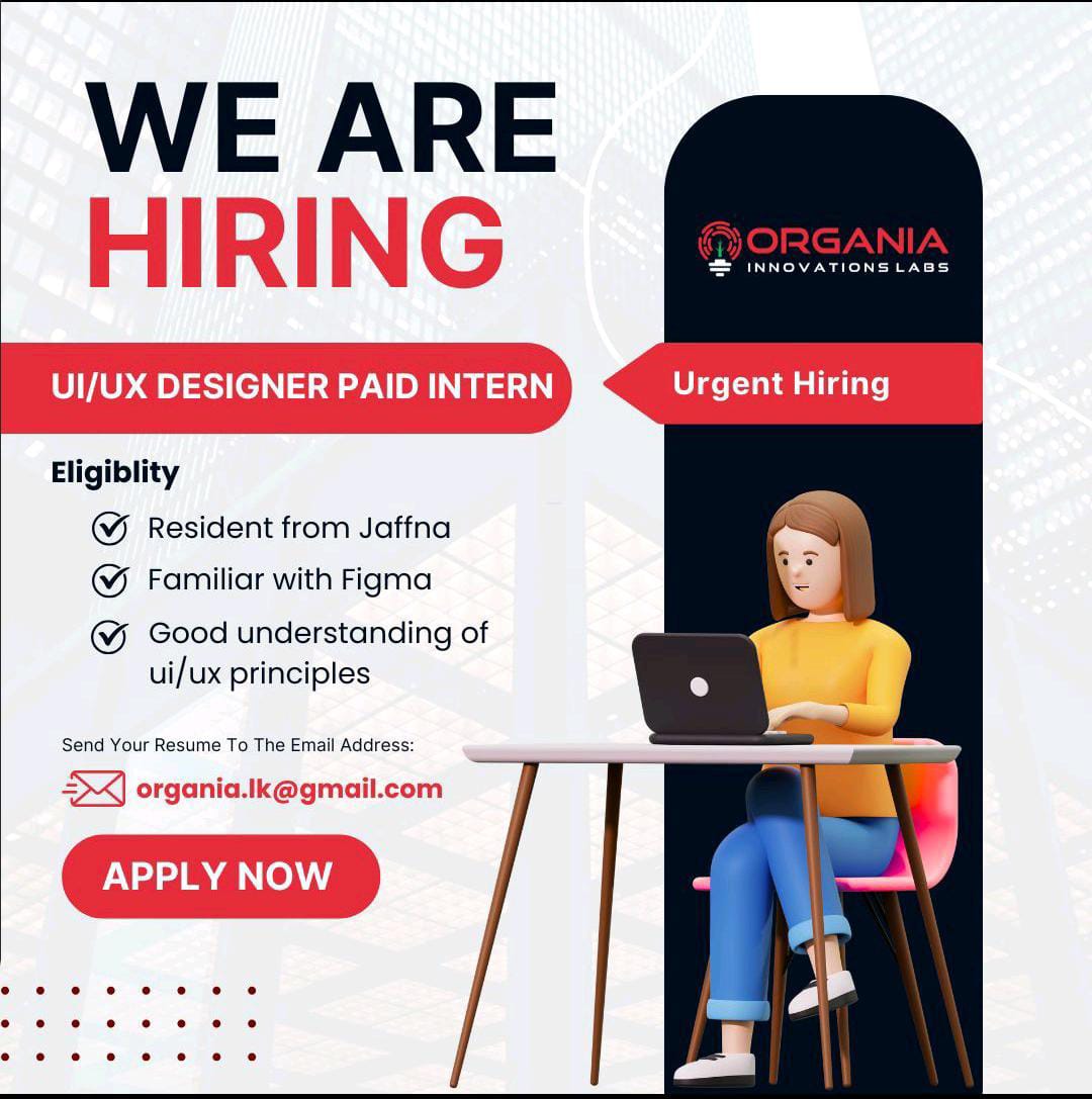 UX/ UI Designer Internship - Jobseeker.lk