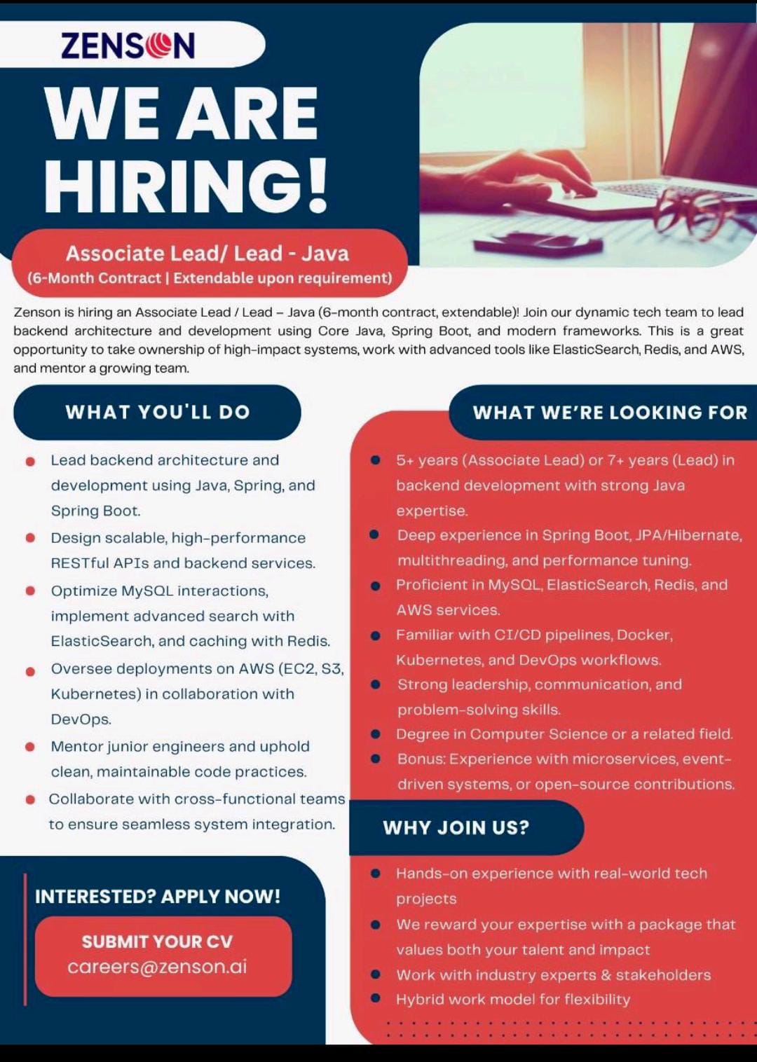 Associate Lead / Lead Java - Jobseeker.lk