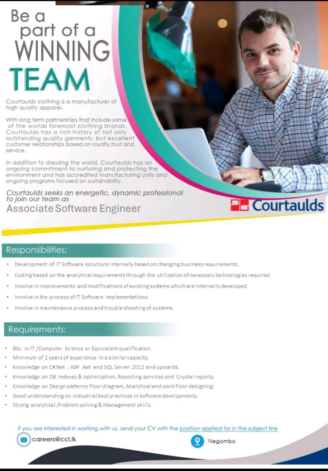 Associate Software Engineer Jobseeker Lk