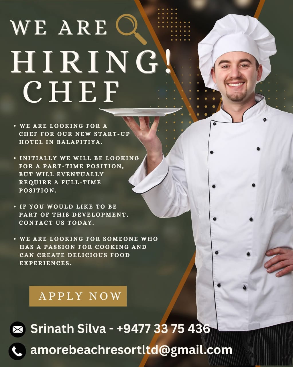 Chef - Jobseeker.lk