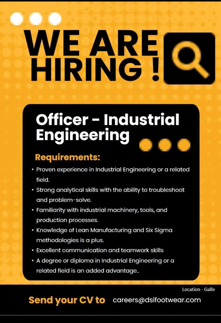 Engineering Archives - Jobseeker.lk