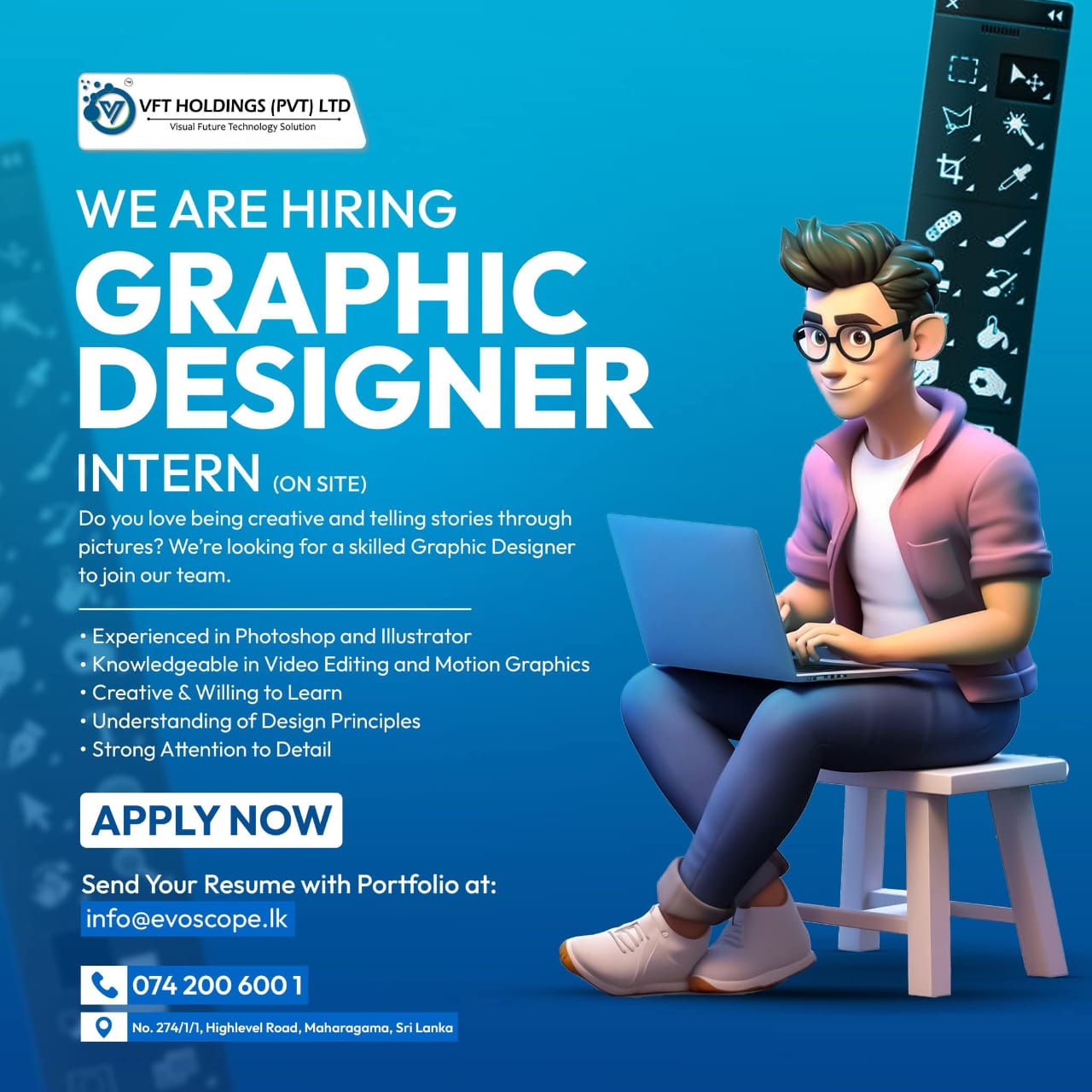 Internship - Graphic Designer - Jobseeker.lk
