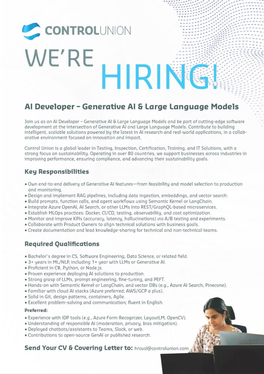 AI Developer - Generative AI and Large Language Models - Jobseeker.lk