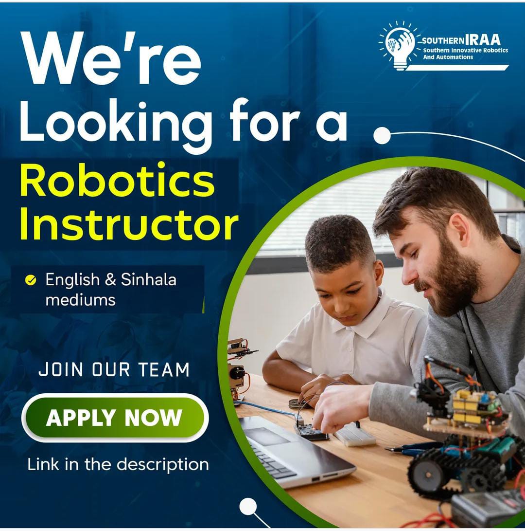 Robotics Instructor - Jobseeker.lk